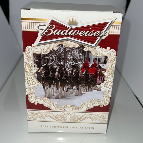 Budweiser | Dining | Boxed 24 Budweiser Holiday Stein | Poshmark